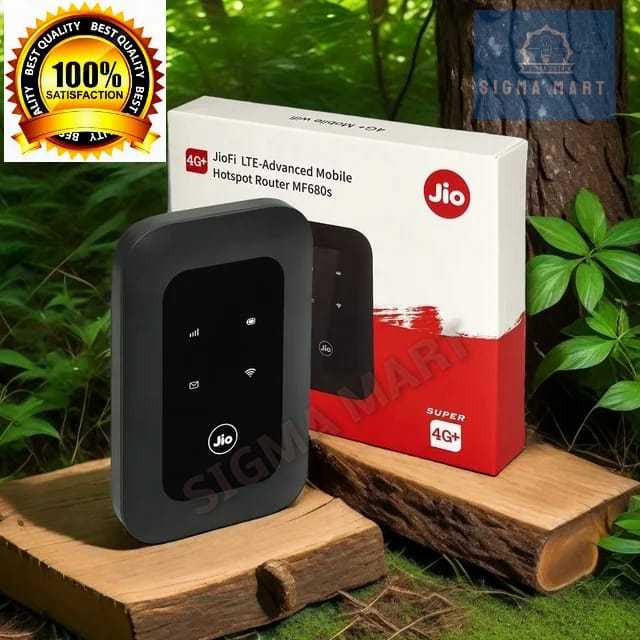 JIO 4G+ Wifi Airport pocket Router Hotspot Router MF680s with Battery ...