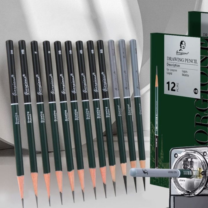 Smooth Sketching Pencil Soft Graphite Mixed Charcoal Pencil Durable ...