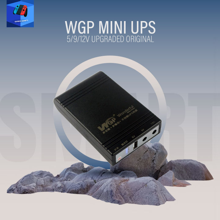 wgp Mini UPS 5/12/12V upgraded Original(10,400mAh)(2 years replacement ...