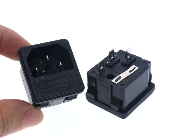with 10A fuse ! power socket 15A 250V ac 3 Terminal Power Socket with ...