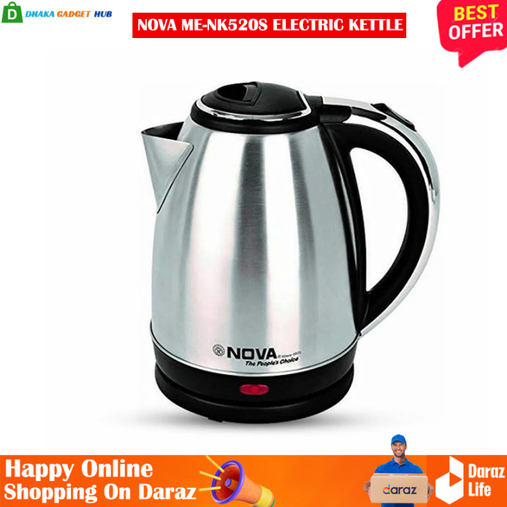 NOVA ME-NK520S Electric Kettle 2.0L | Daraz.com.bd