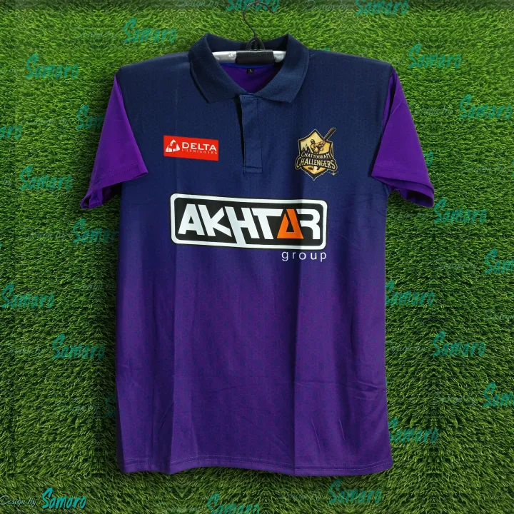 Chattogram Challengers Short Sleeve Polo Cricket Jersey For Men - BPL ...