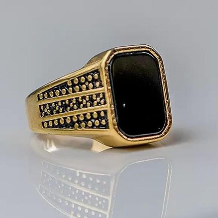 Metal Finger Ring for Men - Black By Top 10 Mart | Daraz.com.bd