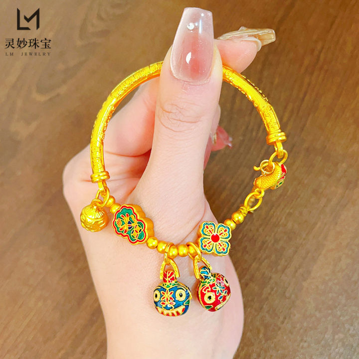 Gufa Shajin 999 burns blue enamel color swallowing gold beast, a family ...