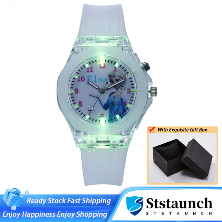 [With Box] Ststaunch Frozen Children Watches LED Digital Watch for ...