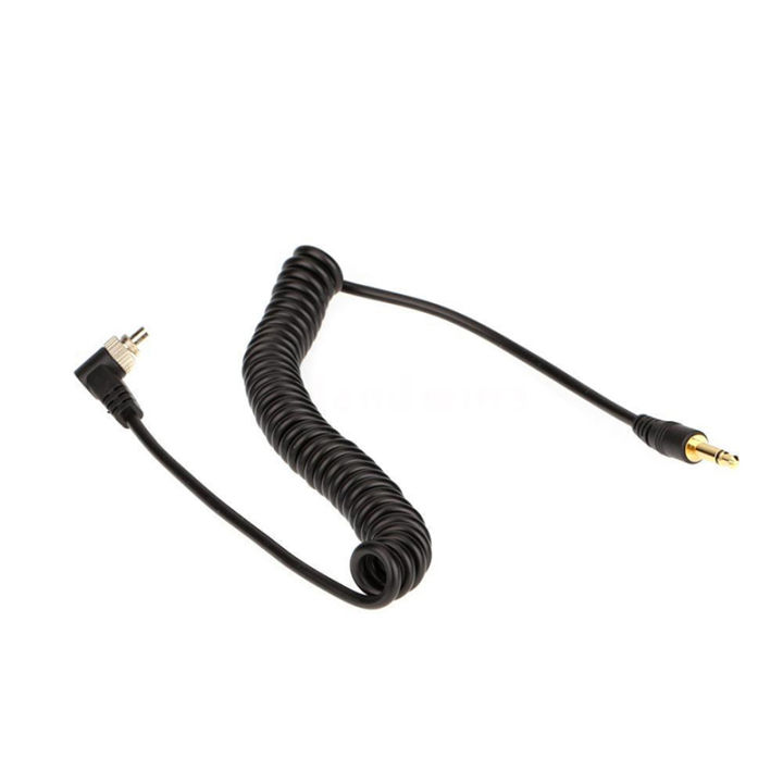 Camera Flashes Accessories 3.5mm To Male PC Flash Sync Cable Screw Lock ...