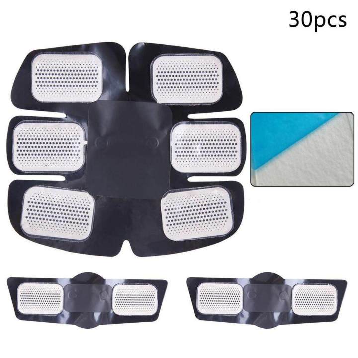30pcs Replacement Gel Pads for EMS Abdominal Arm Leg Muscle Toner ...