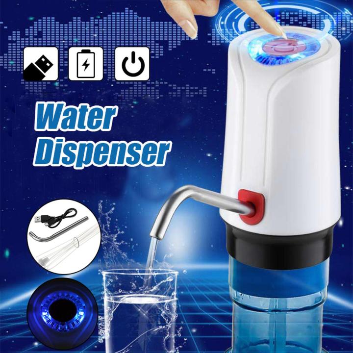 Water Dispensers Automatic Electric Bottle Button Pump USB Charging ...
