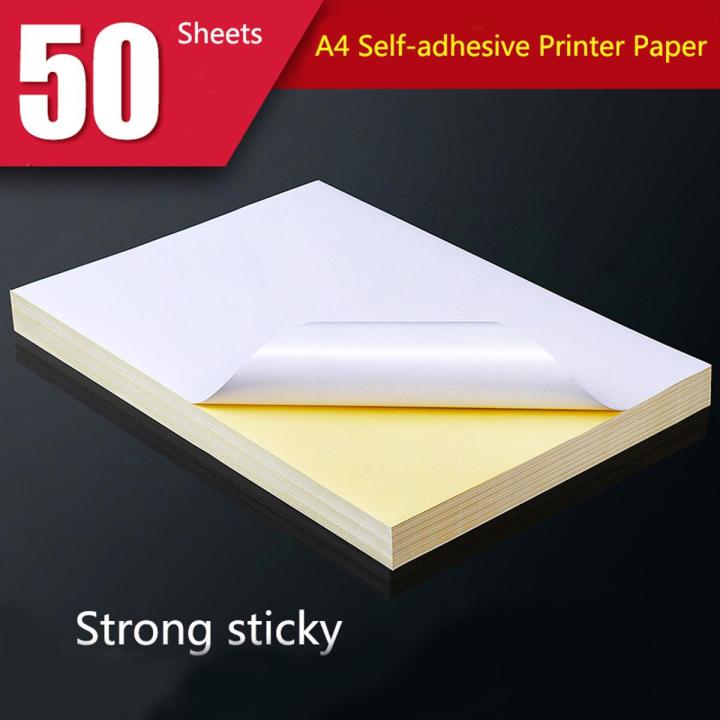 Glossy Self-Adhesive Sticker Label Paper for Inkjet & Laser Printer ...