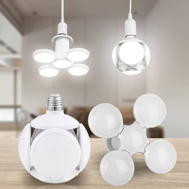 (PIN TYPE)-LED Folding Football UFO Lamps Bulb Super Bright High Power5 ...