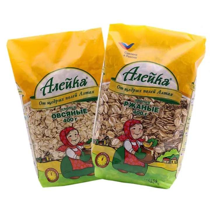 Russian Elyk oatmeal rymear, boiled ready-to-eat breakfast cereal ...