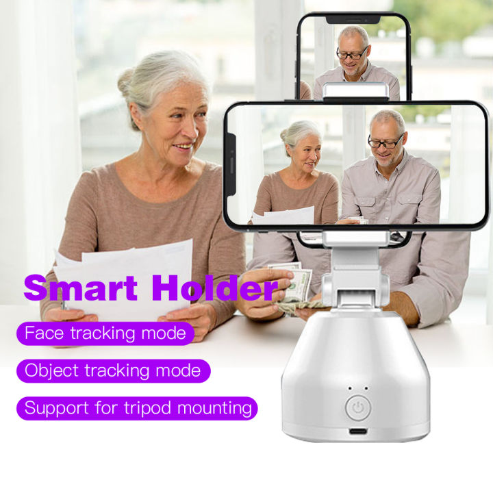 Smart Selfie Stick Tripod Intelligent Follow 360° Rotation Face Object Tracking Smart AI Gimbal ...