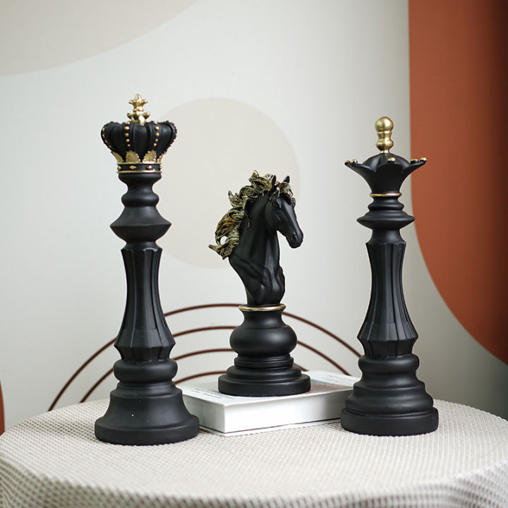 Cross-border chess ornaments, kings, queens, knights, chess pieces ...