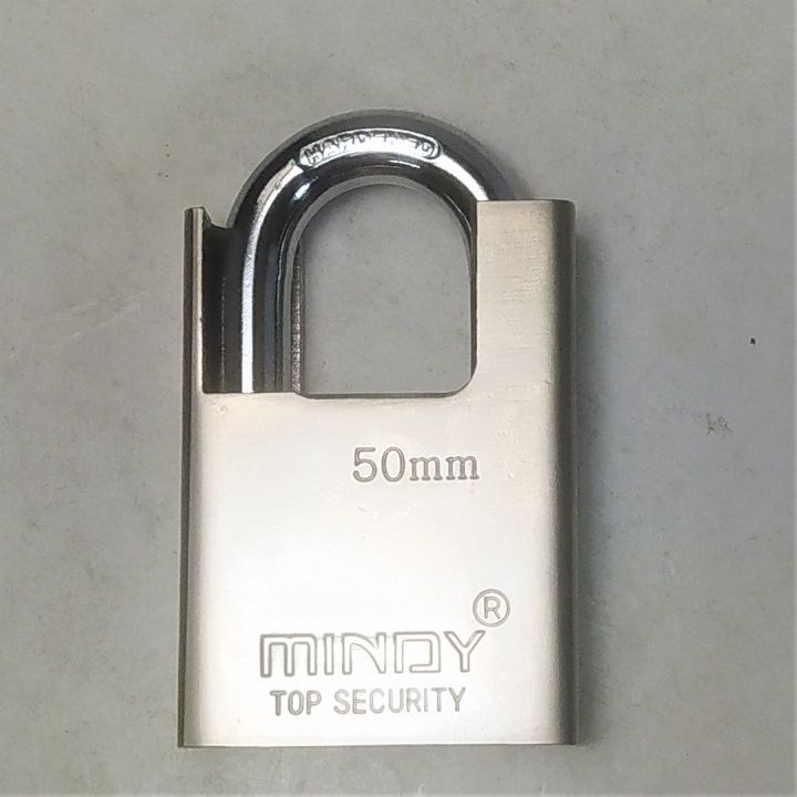 Mindy High Security Anti-Theft Brass Padlock with Double Locking System ...