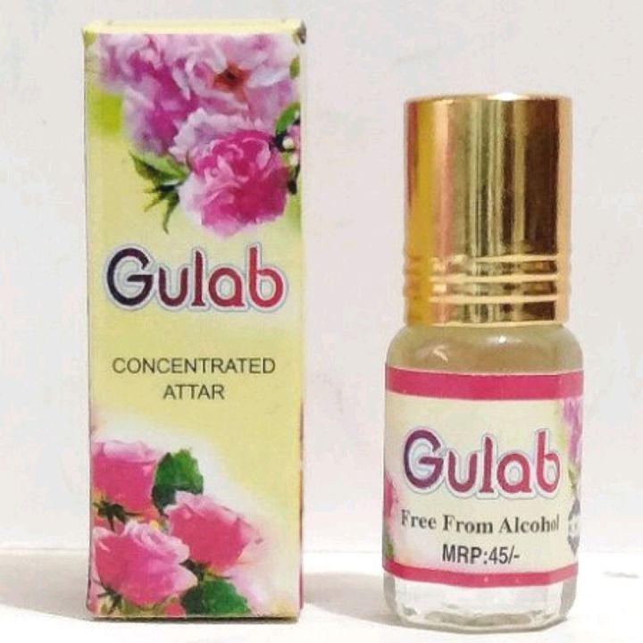 Gulab Attar 24 Hours Long-Lasting and Alcohol Free 100% Halal 3ml Gulap ...
