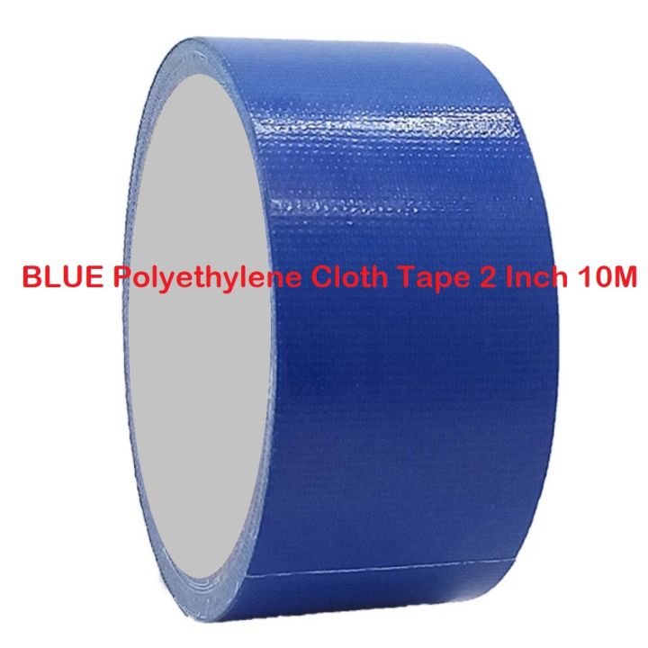 2″ Inch BLUE Color Polyethylene Cloth Tape 2 Inch Tape 50mm Tape 10M ...