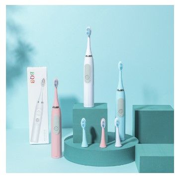 Electric Toothbrush for Adults Soft DuPont Bristle Portable Battery ...