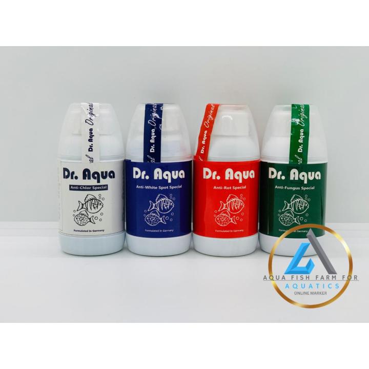 Dr.Aqua 4 Different Bottle (120ml) For Fish Aquarium Water | Daraz.com.bd