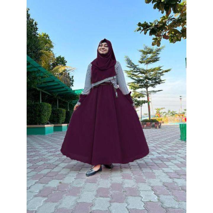 Step (Desine 5) 3 Part {Borka + Hijab + Belt}, Stylish Party Borkha For ...