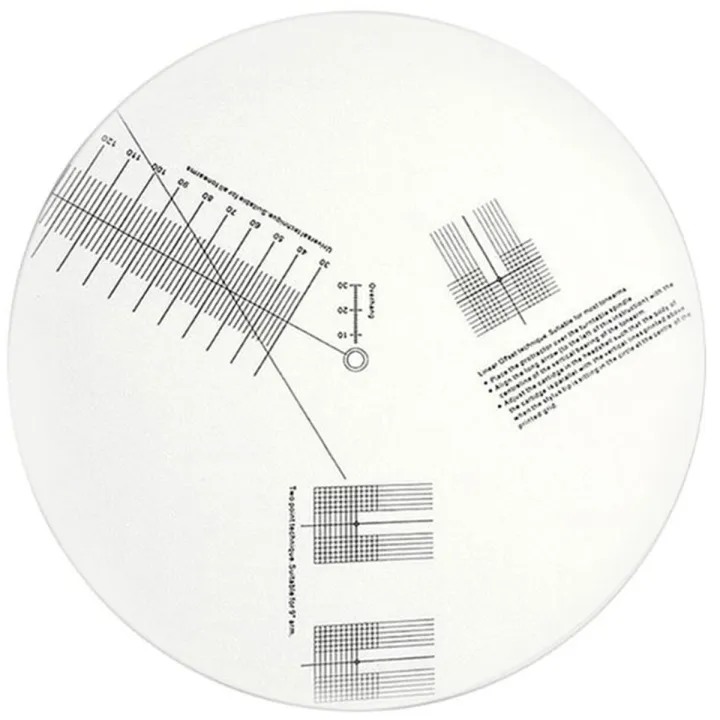 Anti-Sliding LP Vinyl Record Pickup Calibration Plate Distance Gauge ...