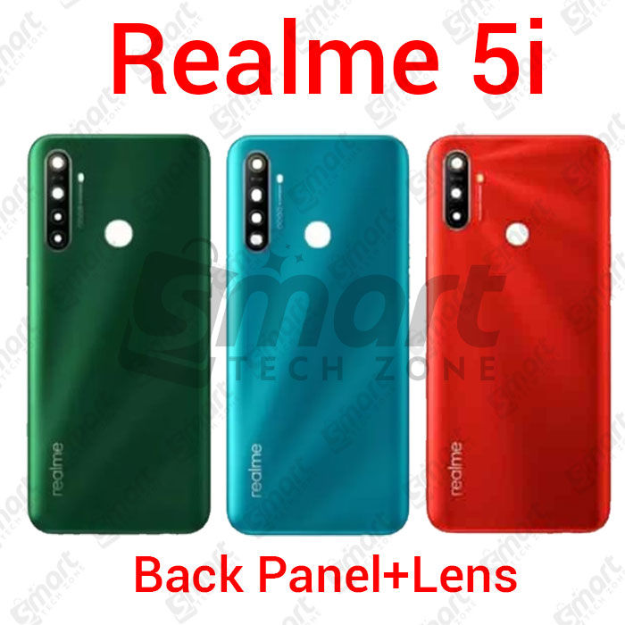 Realme 5i Plastic Back Panel/Backshell/ Casing + With Camera Lens ...