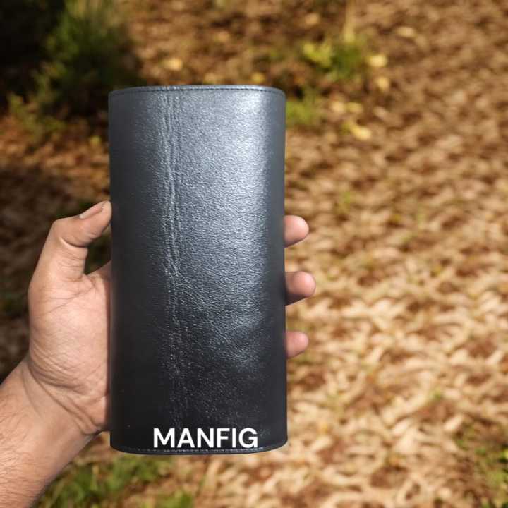 Manfig Premium Genuine Leather 100% Pure Cow Leather Mobile And Money ...