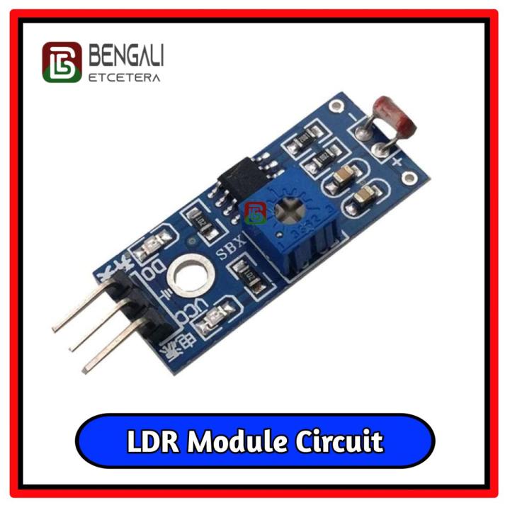 LDR Module Circuit Photoresistor Light Dependent Resistor LDR | Daraz ...
