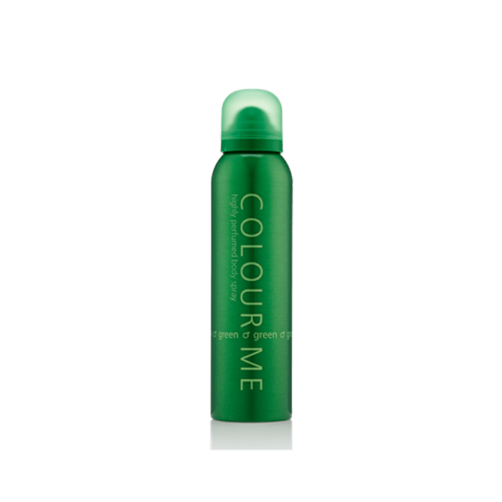 International UAE product Body Spray colour me Green Used for male ...