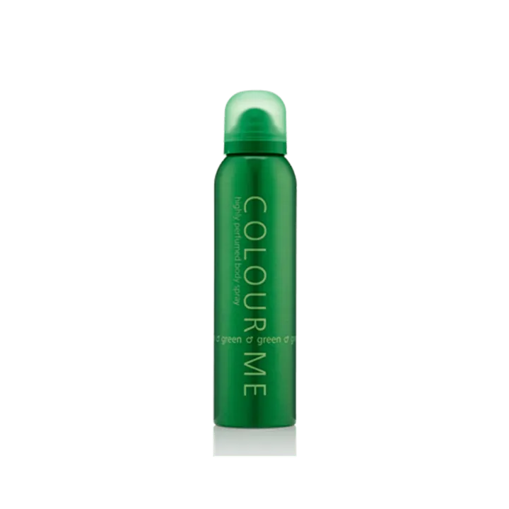 International UAE product Body Spray colour me Green Used for male ...
