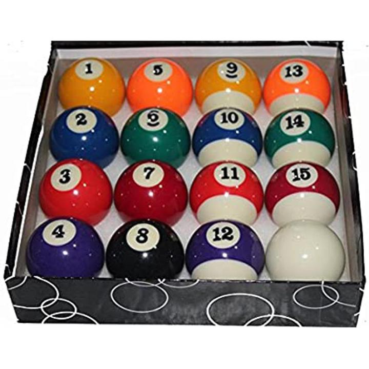 GRS Phenolic Resin Pool Ball Set , Multicolour (Set of 16 Balls ...