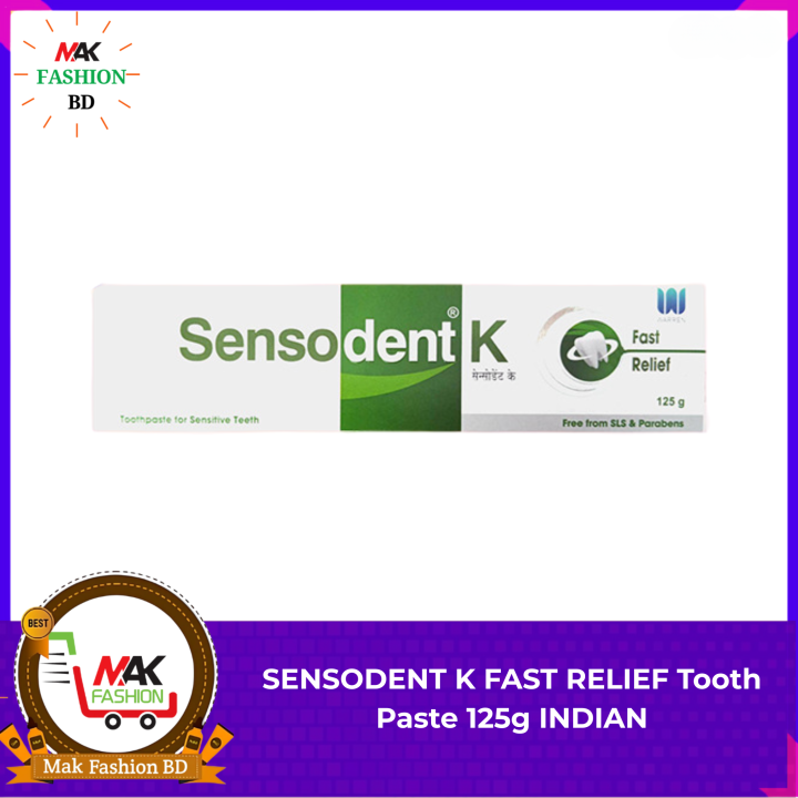 SENSODENT K FAST RELIEF Tooth Paste 125g INDIAN | Daraz.com.bd