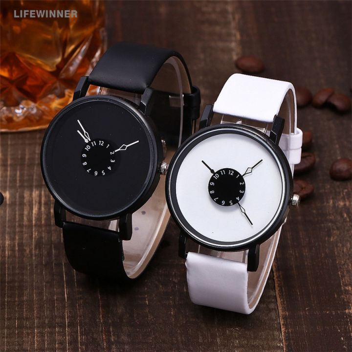 Women Fashion Simple Style Quartz Watches/Leather Strap Bracelet ...