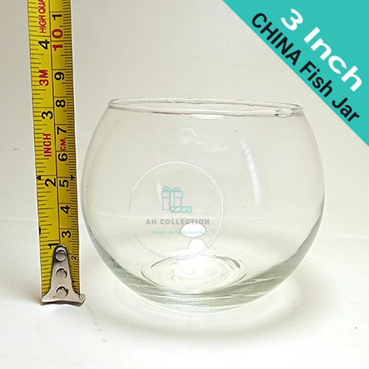 China Fish Glass Bowl 3 inch Fish jar Fighter Fish Jar | Daraz.com.bd