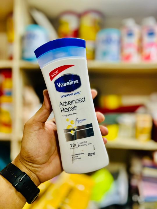 Vaseline Intensive Care Advanced Repair Fragrance Free Body Lotion ...