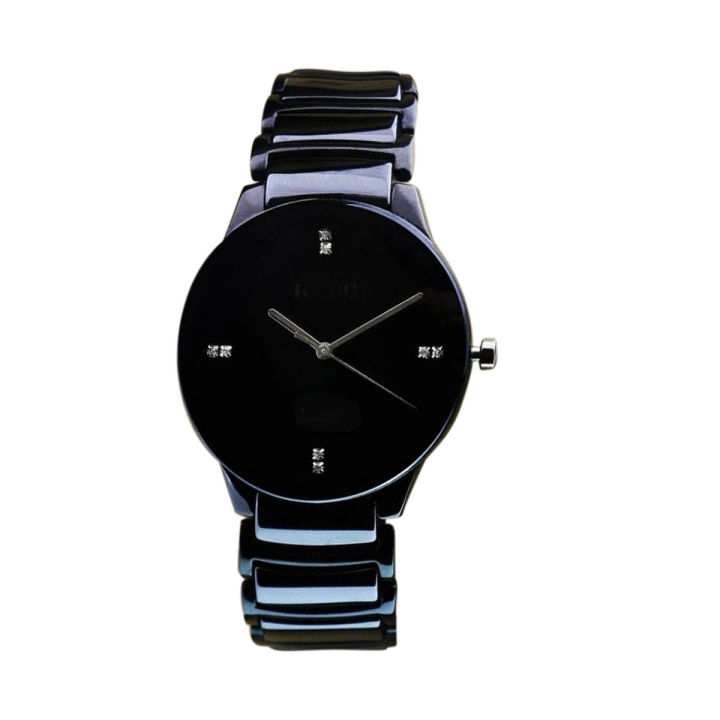 GFJH NRA11 Black Stainless Steel Watch with RAOLIAS Hands for Men ...
