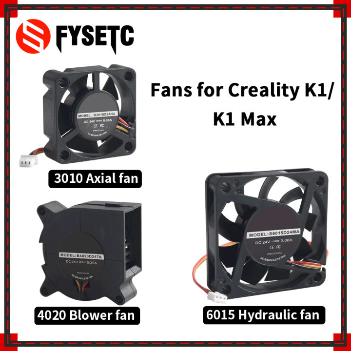 For CREALITY K1/K1 Max 3010/4010/6015 Fan Blower/Axial/Hydraulic Fan ...