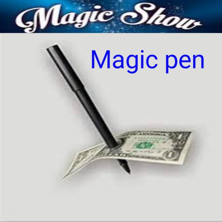 Magnet Magic Trick Pen Penetration Paper Magic PVC Toy Pen | Daraz.com.bd