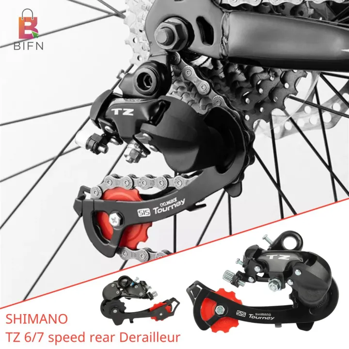 Shimano Tz 6/7 Speed Rear Derailleur/ Gear Changer Bicycle Component ...