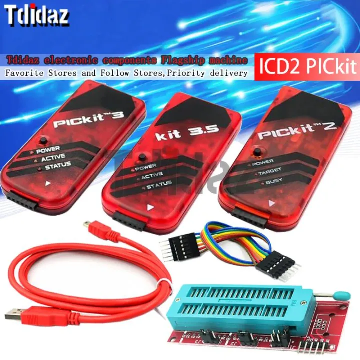 Pickit2 Pickit3 Pickit3.5 Programmer Pic Icd2 Pickit 2 Pickit 3 Pickit 3.5 Programming Adapter ...