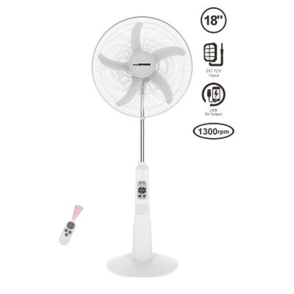 Defender | Kennedi (NH-5918HR) 18 inch AC/DC Full stand Remote Control ...