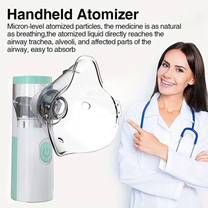 Portable Mini Handheld Mesh Nebulizer Machine/ Ultrasonic Steam Inhaler ...