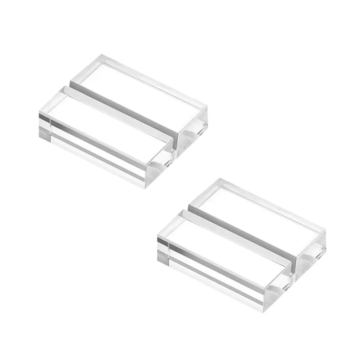 Acrylic Stands Clear Place Card Holders with Card Slot Table Numbers ...