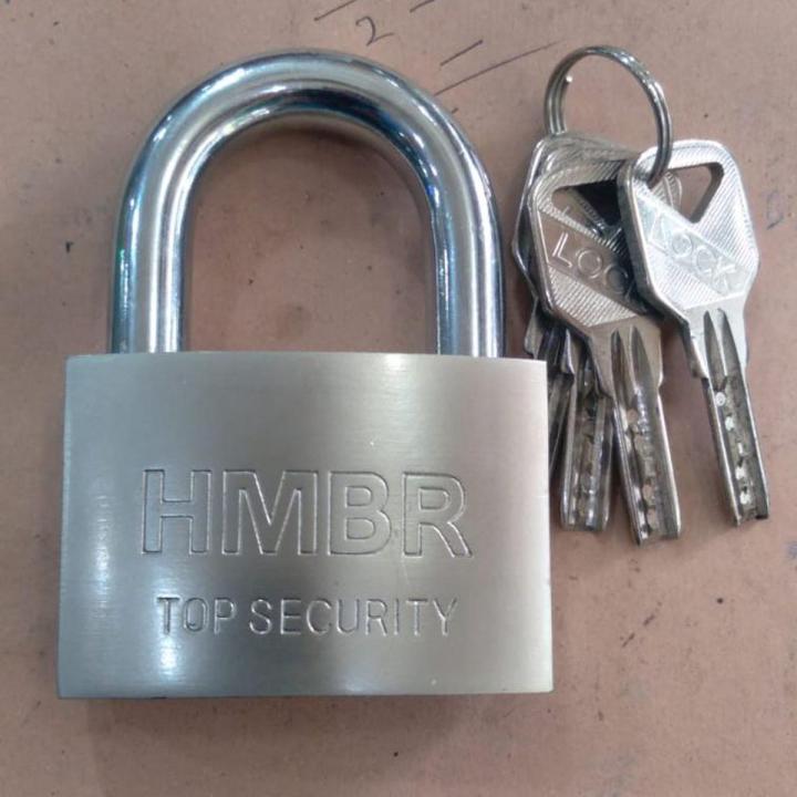 Top security lock for door or main gate 4 key 70 mm HMBR brand same as picture | Daraz.com.bd