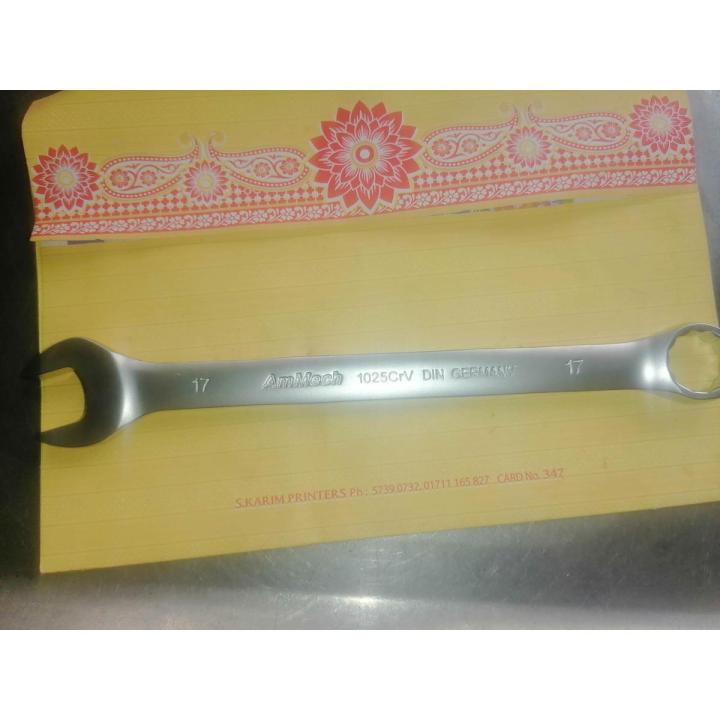 17 m.m Ring dali combination wrench Ammach brand Germany | Daraz.com.bd