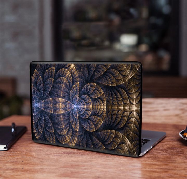 3D Design pink Removeable Laptop Sticker for Back Side Laptop skin for ...