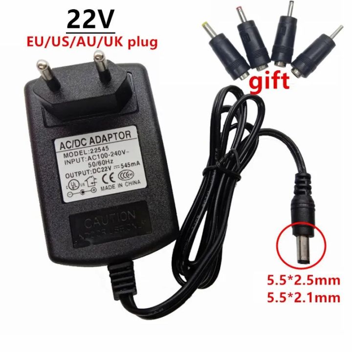 Universal 22V Power Adapter Supply AC/DC Converter 220v TO 22 VOLT Adaptador 0.5A 0.545A 0.818A ...