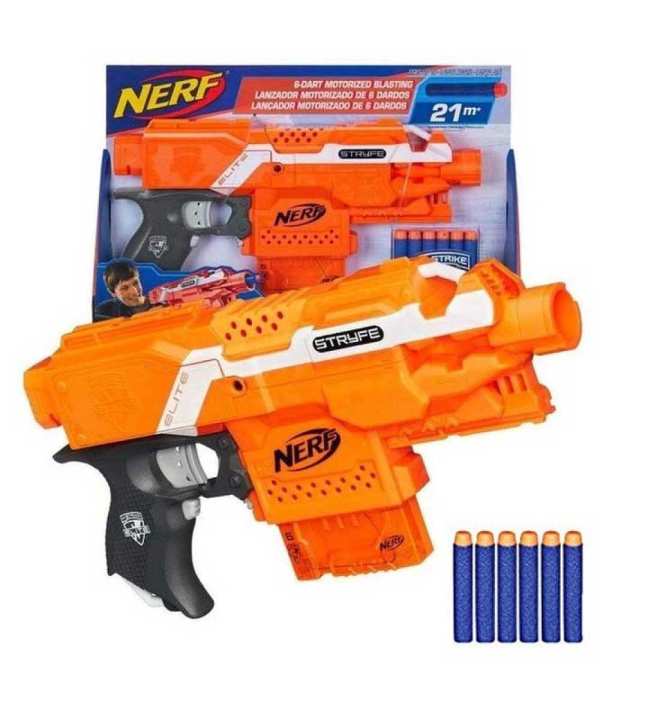 Nerf N-Strike Stryfe Blaster - Orange | Daraz.com.bd