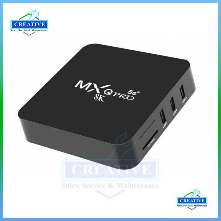 MXQ Pro 4K 5G Android Smart TV Box -8GB RAM/8GB Rom, Android 11.1 ...