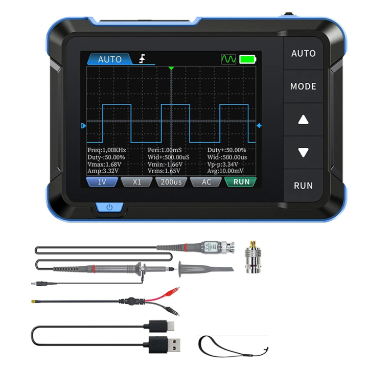 DSO153 1MHz Bandwidth Digital Oscilloscope Signal Generator, 5MSa/S ...