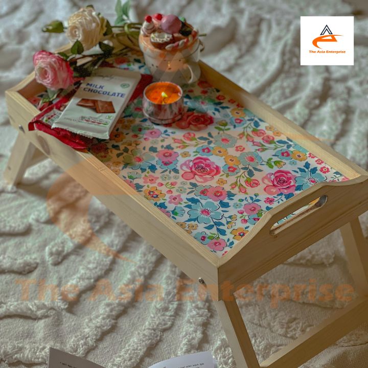 Folding Wooden Bed Tray Table | Daraz.com.bd
